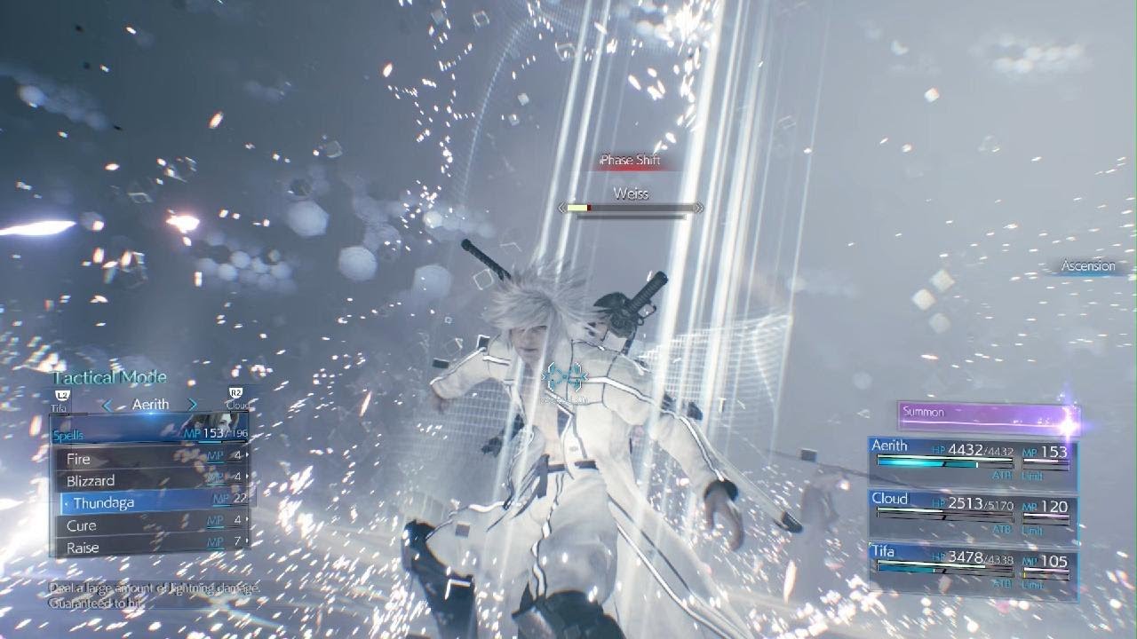 Beating Weiss 100 times - FINAL FANTASY VII REMAKE - YouTube