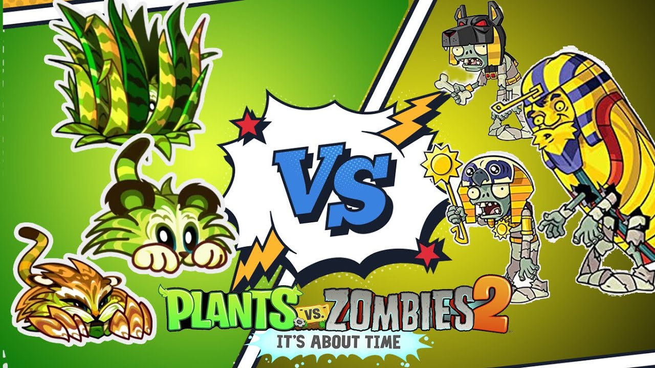 Plants vs Zombies 2 - Tiger Grass Vs Mummy Zombie Who Will Win | Mata ...