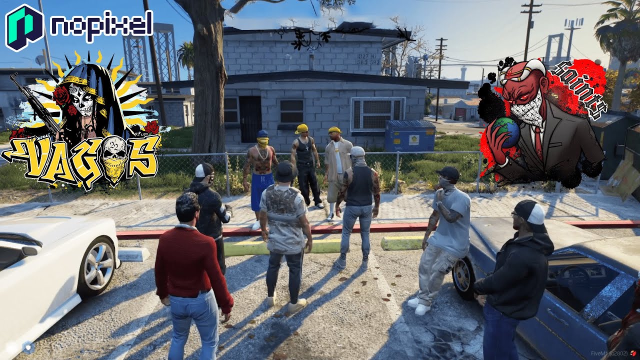 The Saints & The Vagos meet on taxing the southside! | NoPixel WL 4.0 ...