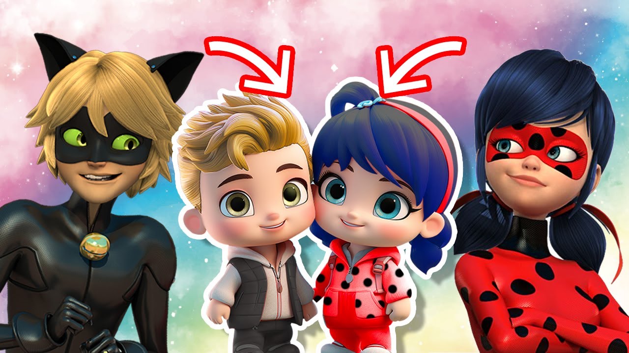 [🐾paper diy🐾] Ladybug & Cat noir love story Be a Baby! - Miraculous ...