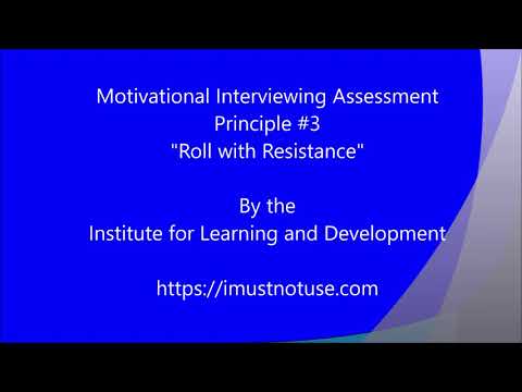 Motivational Interviewing: Roll with Resistance - YouTube