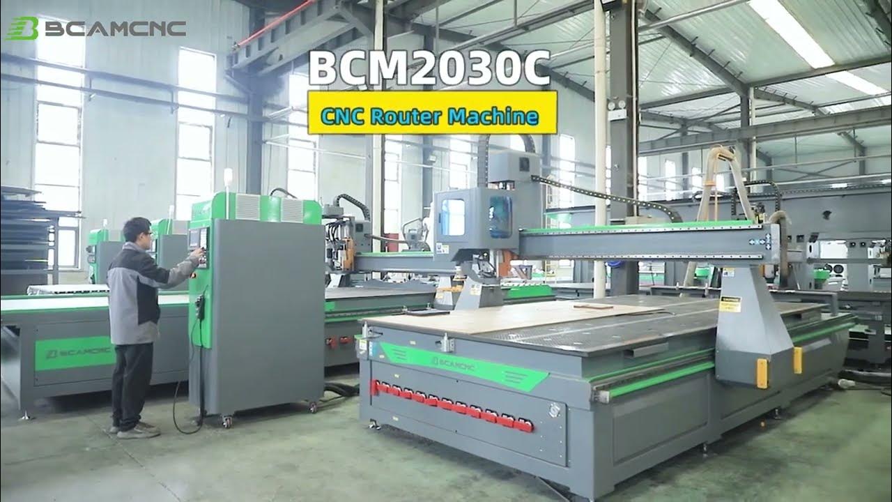 BCM 2030C Series CNC Router Machine - YouTube
