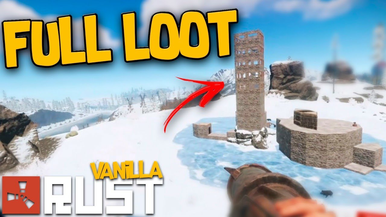 Rust Vanilla 🏰 BASE DE PEDRA LOOT INCRÍVEL - Rust - YouTube