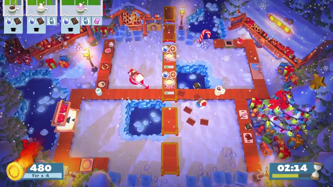 [2P] Overcooked! 2 - Kevin's Christmas Cracker 1-3 - 1520 (2 Players) 4 ...