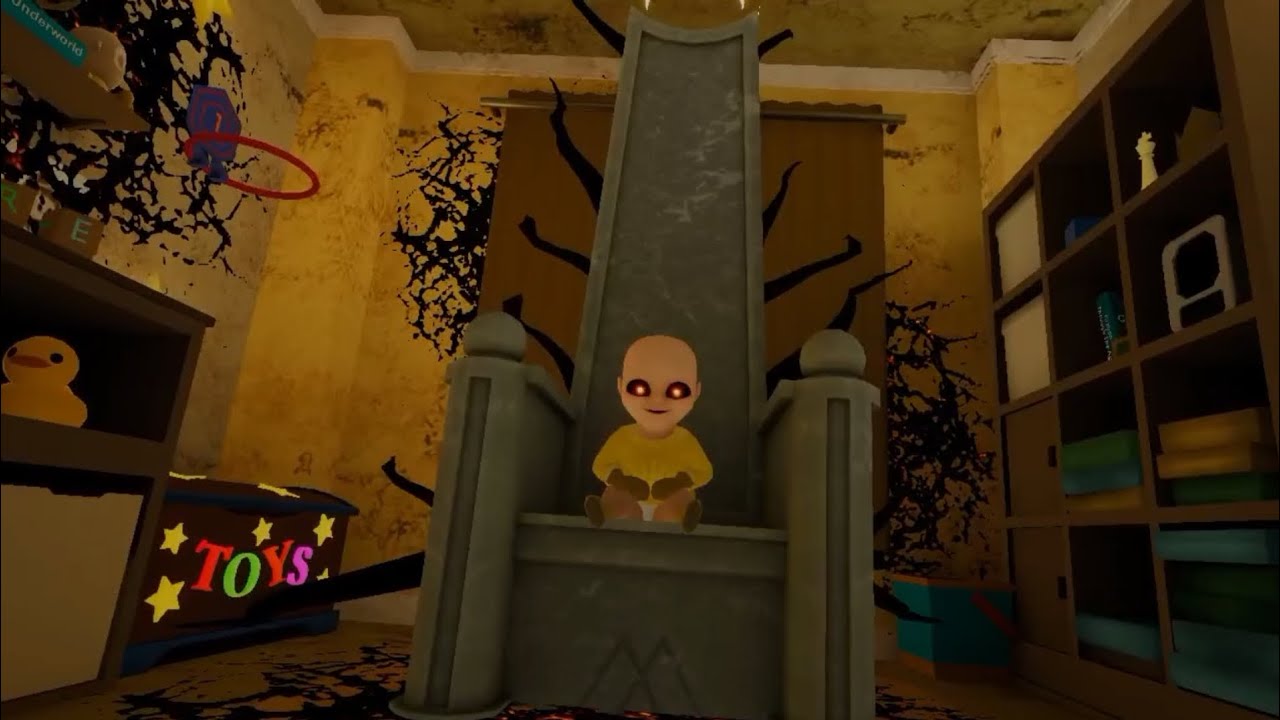 Baby horror game the baby in yellow - YouTube