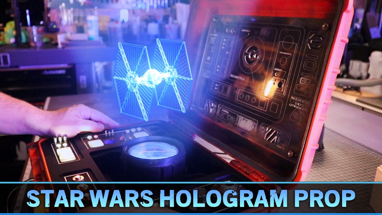 Star Wars Hologram Prop Build - YouTube