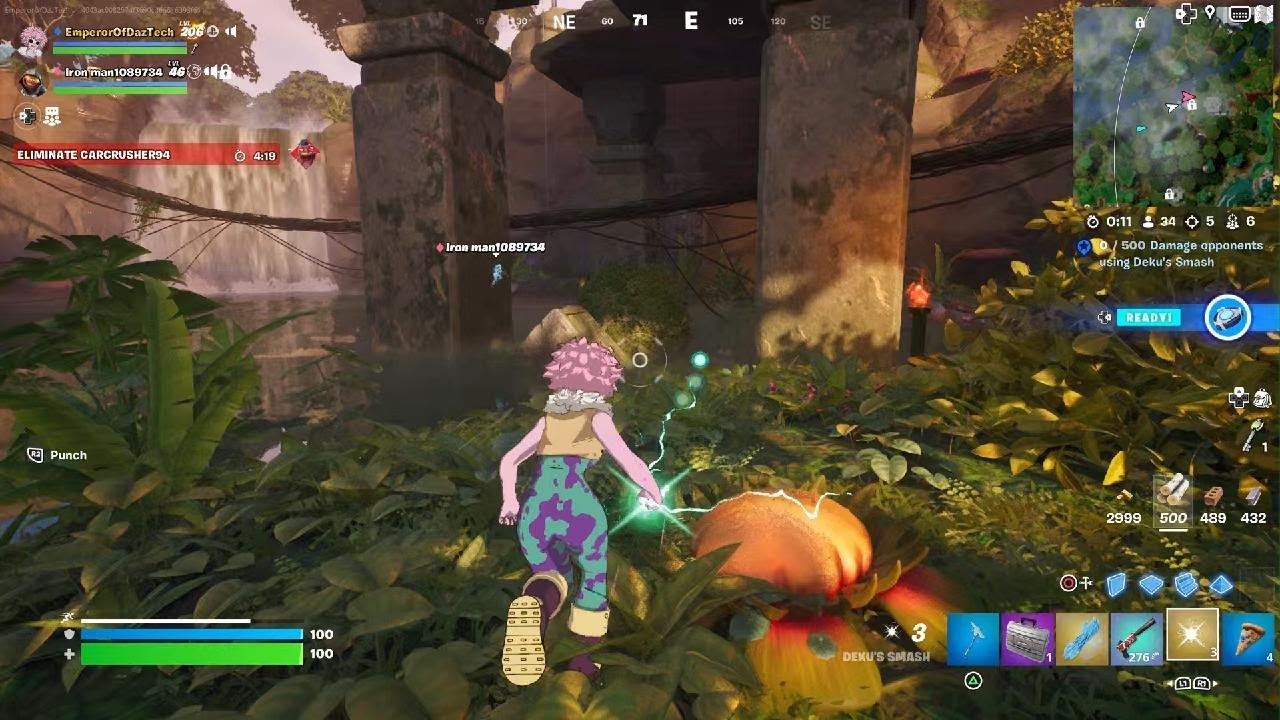 Fortnite part 107 Mina Ashido is so cute ^^ - YouTube