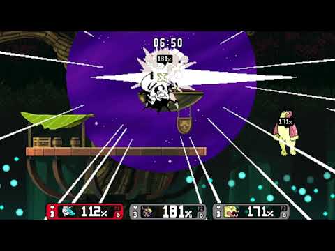 Rivals of Aether Replay Custom Pomme(Me) vs Etalus(CPU lvl9) vs Absa ...