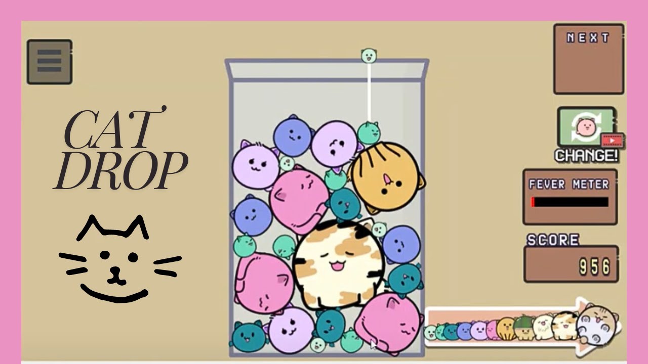 Cat Drop -Online Game - Poki Games #catgame #catdrop # ...