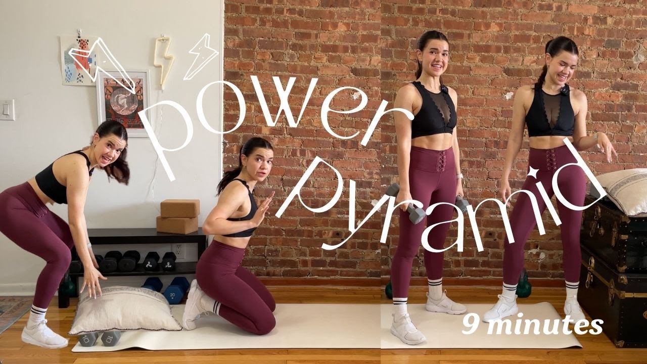 9 MINUTE POWER PYRAMID - small space home workout for max force output ...
