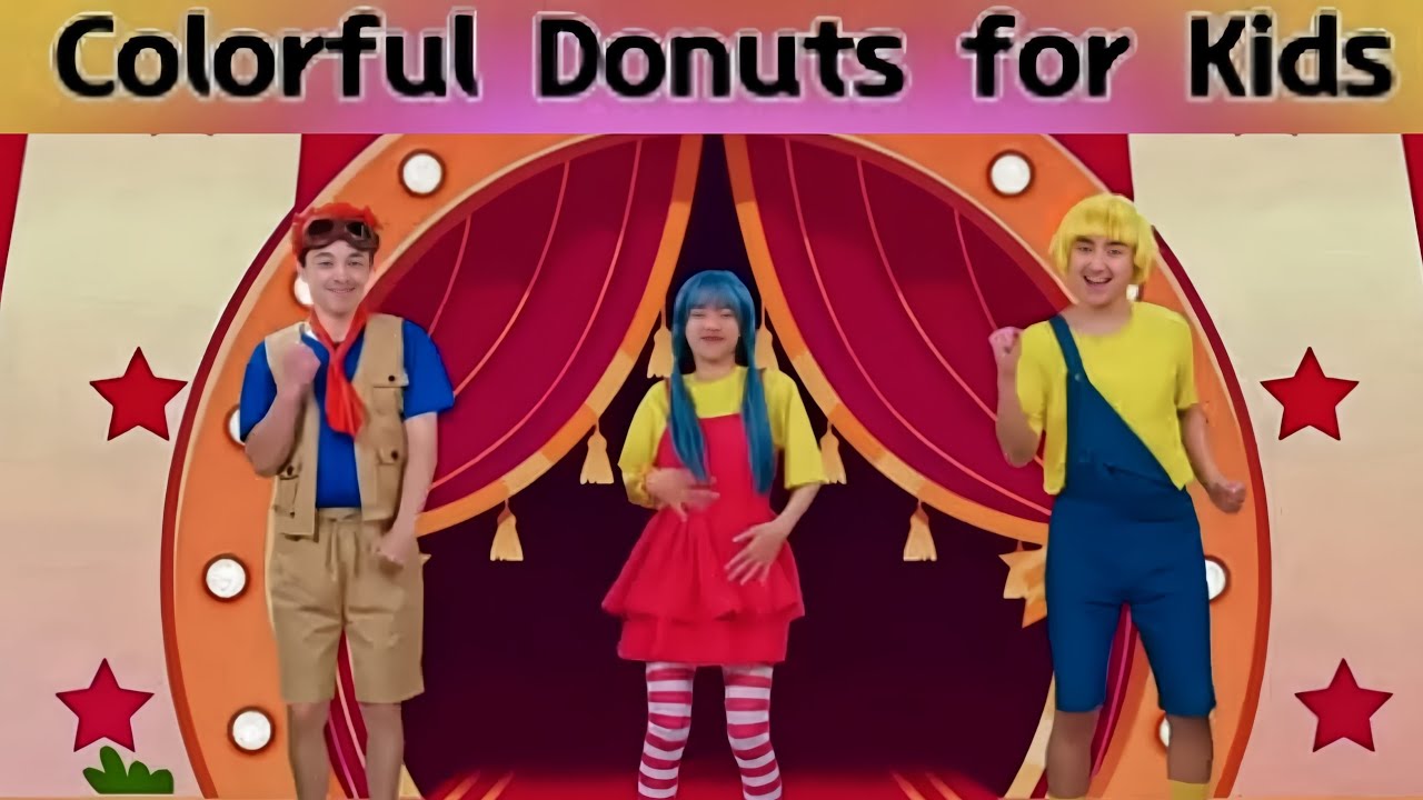 Colorful Donuts Kids Songs | Nursery Rhymes | English Songs | Education ...