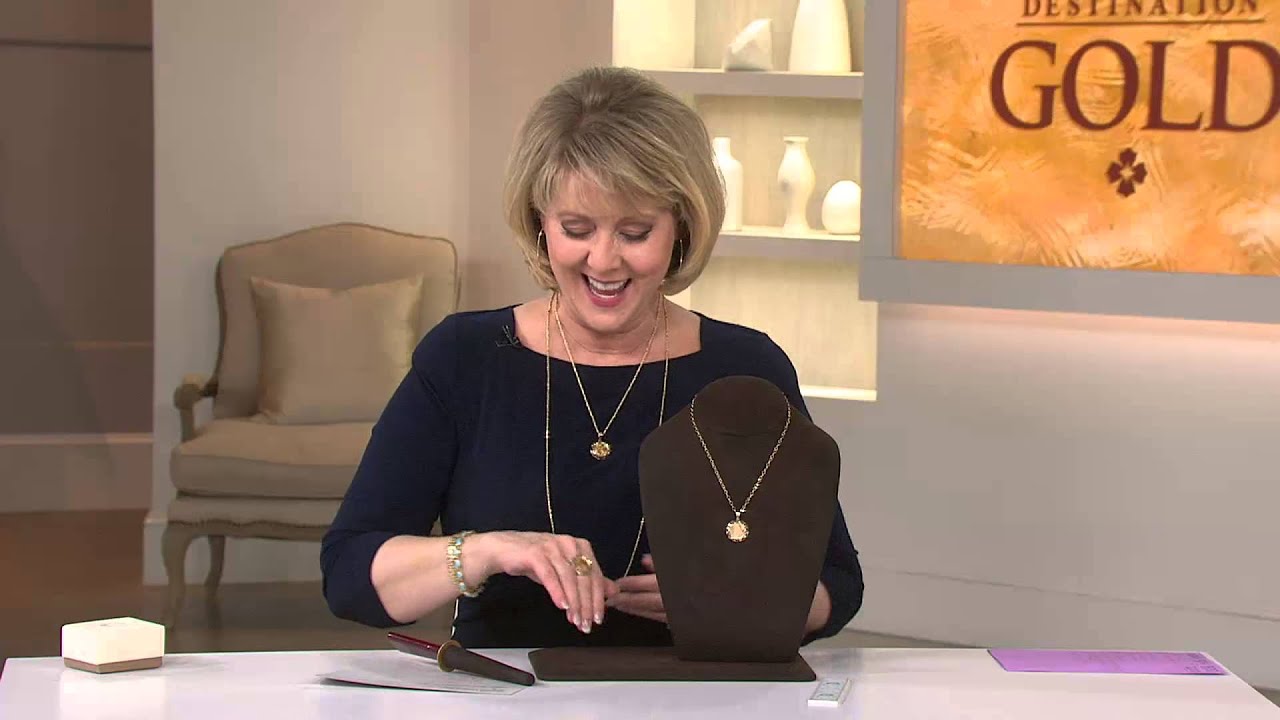 14K/22K Gold Diamond Cut Liberty Coin Pendant with Mary Beth Roe - YouTube