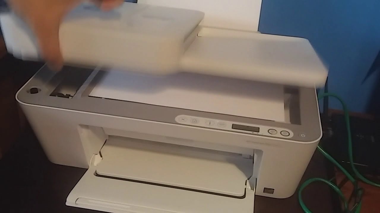 how to make a copy on your hp 4155 printer with out the app - YouTube