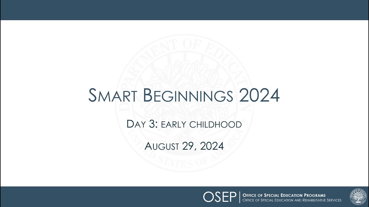 Smart Beginnings 2024 Day 3: Early Childhood - YouTube