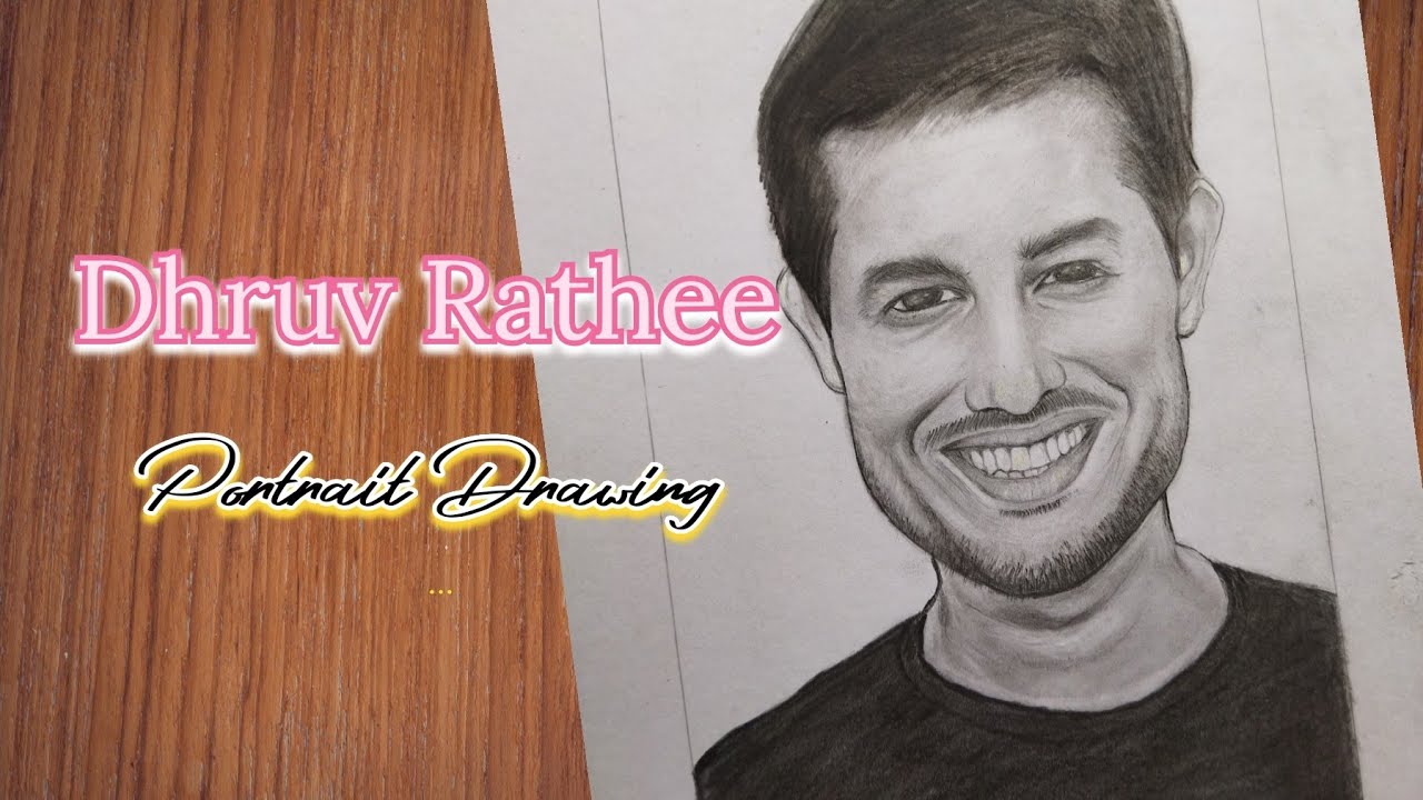 Dhruv Rathee portrait Drawing /pencil Sketch#artvolume@dhruvrathee ...