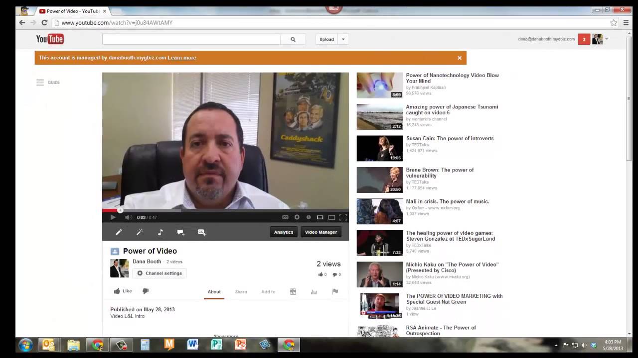 How to Insert a YouTube video into an email - YouTube