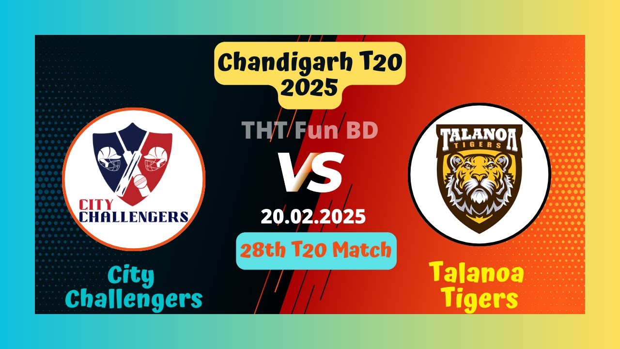 City Challengers vs Talanoa Tigers | CTC v TLT | Chandigarh T20 | Live ...