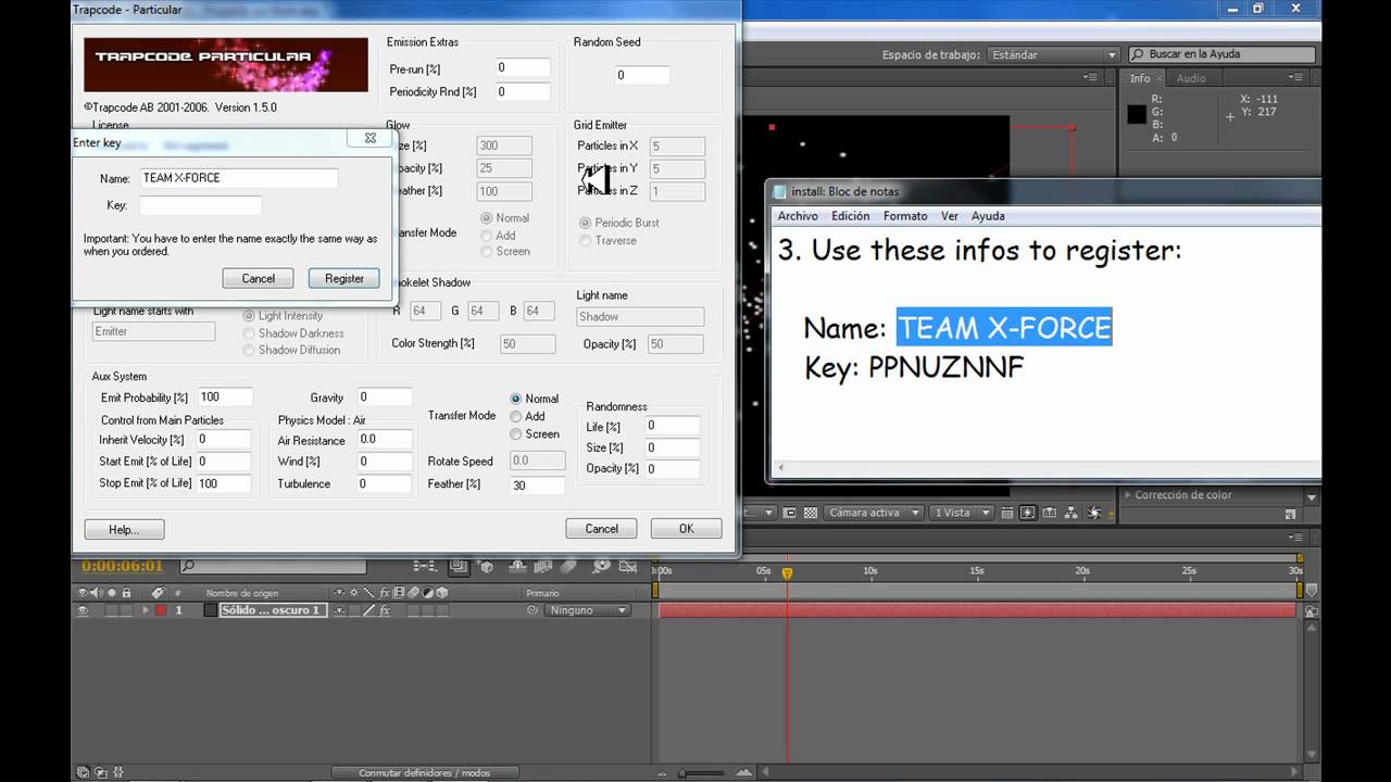 descargar e instalar plugins trapcode para adobe after effects - YouTube