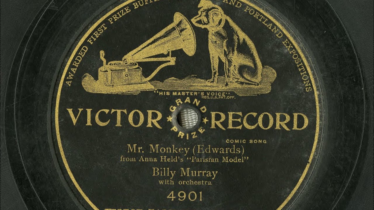 Mr. Monkey Billy Murray 1906 - YouTube