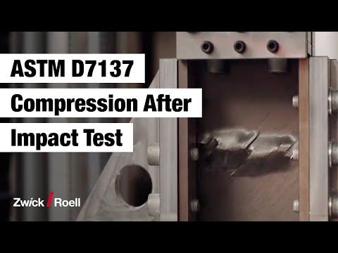 Compression After Impact (CAI) Test to ASTM D7137 - YouTube