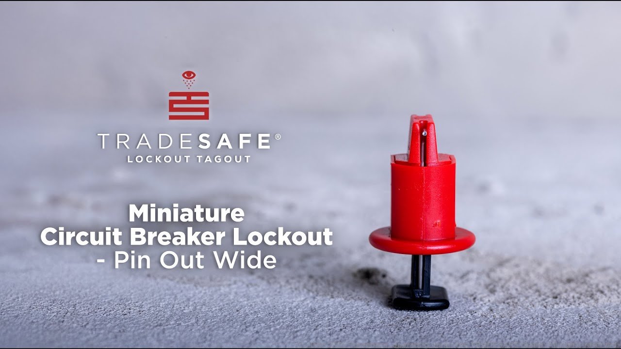 Mini Circuit Breaker Lockout - Pin Out Wide | TRADESAFE - YouTube