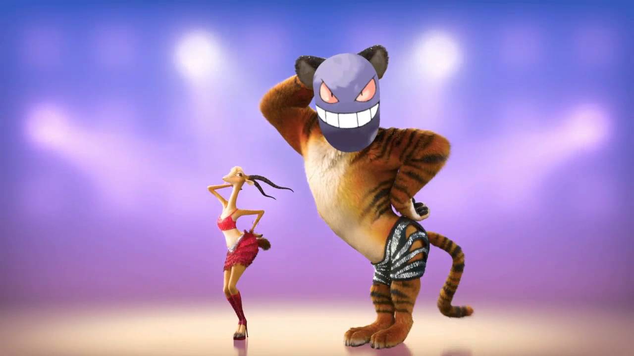 Gengar dancing with gazelle - YouTube