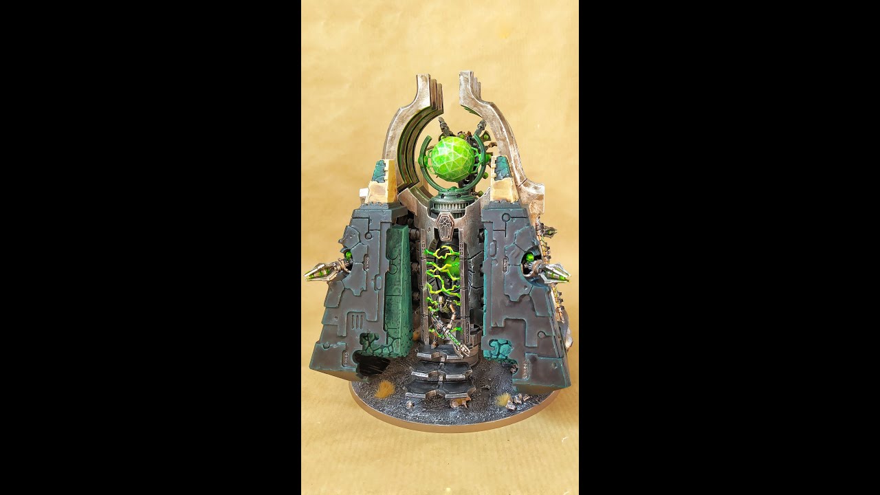 Necrons Monolith Warhammer 40,000. My painting. - YouTube
