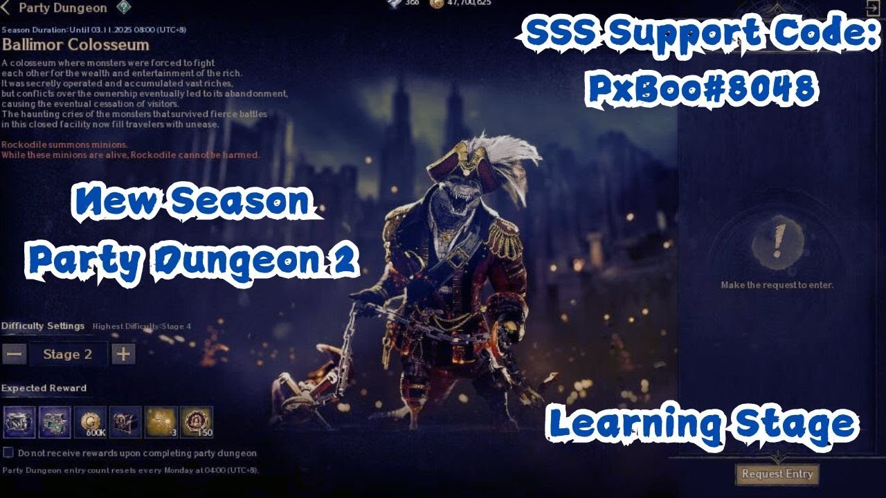 3rd Season Party Dungeon Stage 2 - YouTube