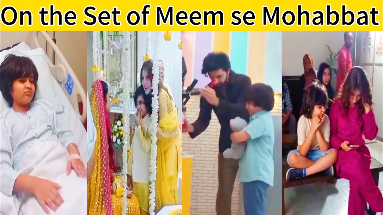 On the Set of Drama Serial Meem se Mohabbat ️ I Ahad Raza Mir ️ ...