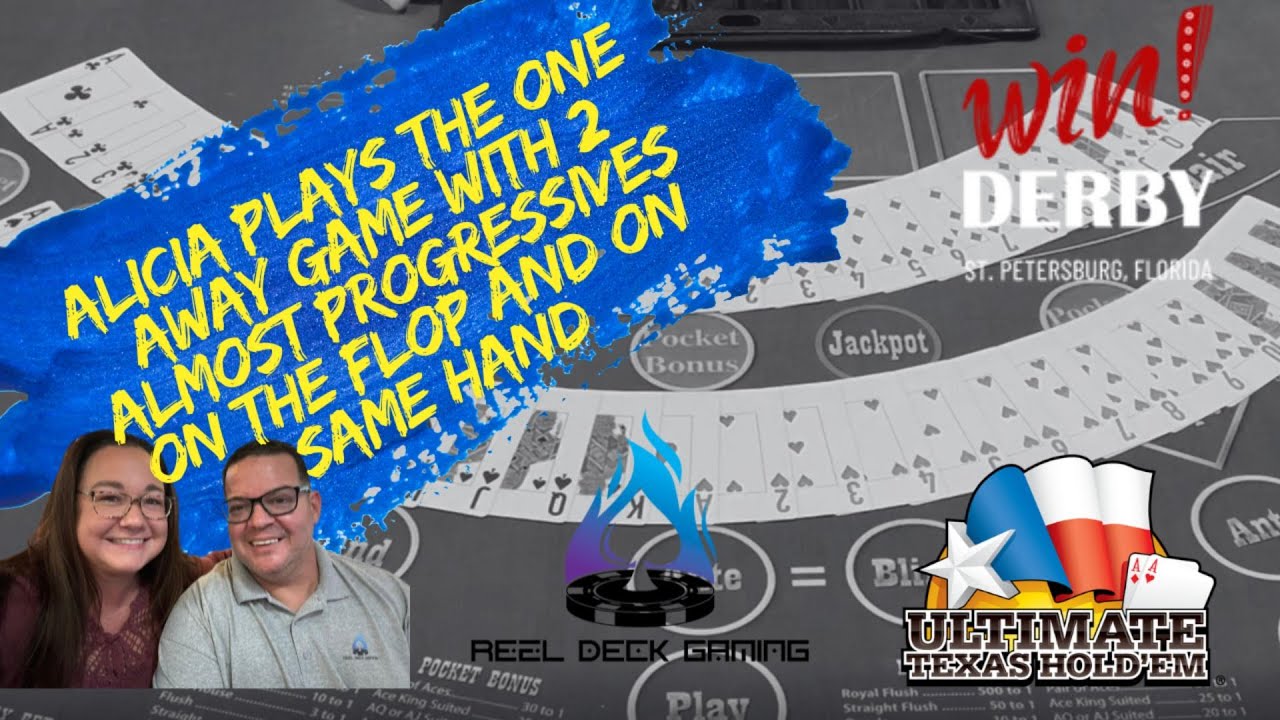 Ultimate Texas Holdem - 2 Progressive Chances for Alicia - Same Hand ...