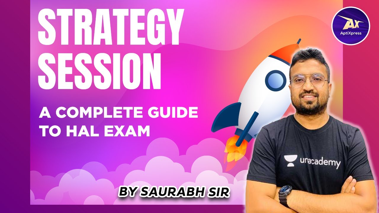 A Complete Guide to HAL Exam | Strategy Session I | AptiXpress - YouTube