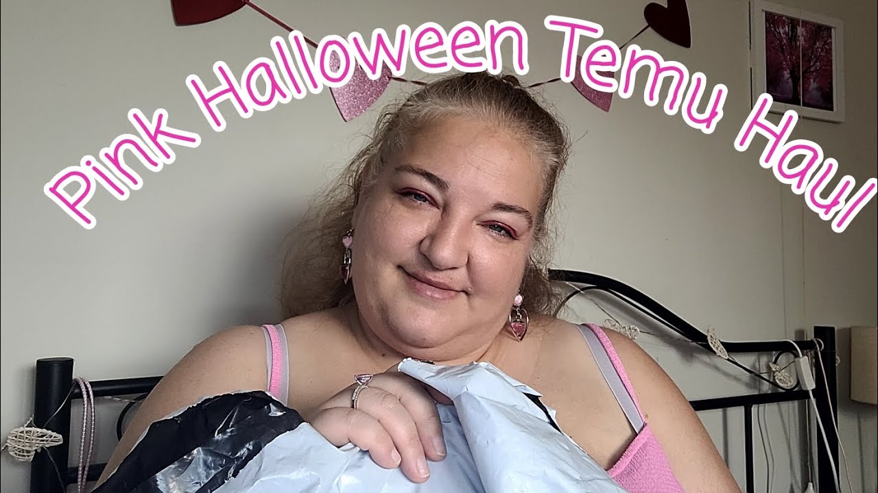 Pink Halloween Temu Haul ️💕 - YouTube
