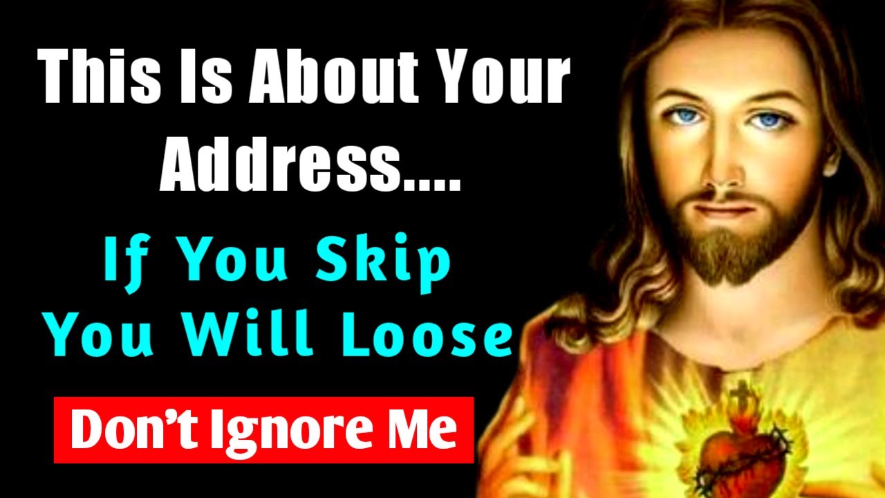 🛑 God says | This is about your address... don't skip | gods message ...