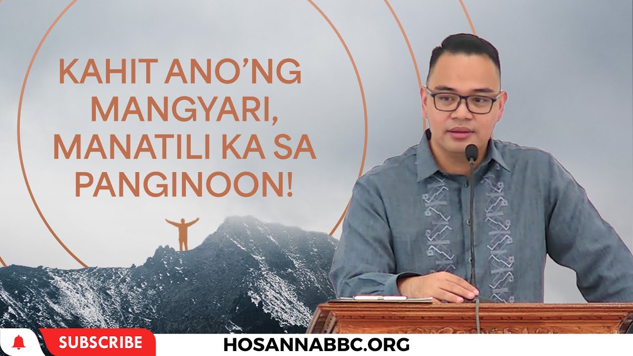 Standing Firm & Strong | Ilocano Preaching - YouTube