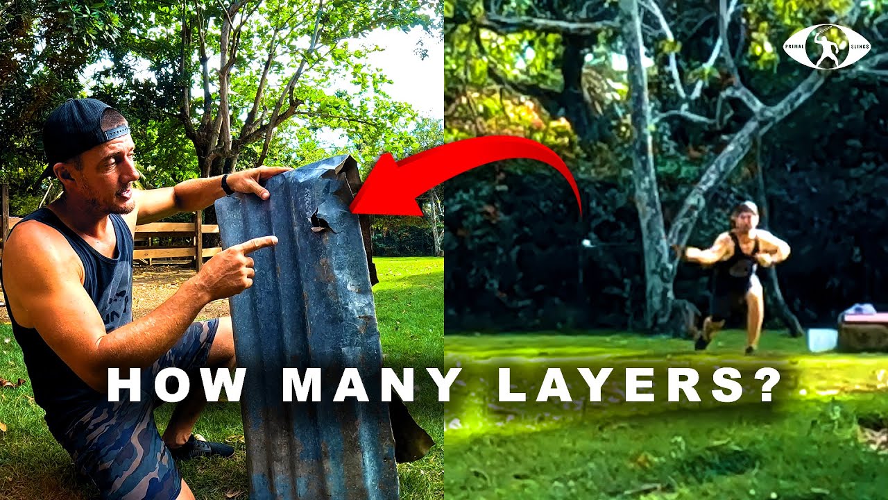 Can a Sling Punch Through Sheets of Metal? - YouTube