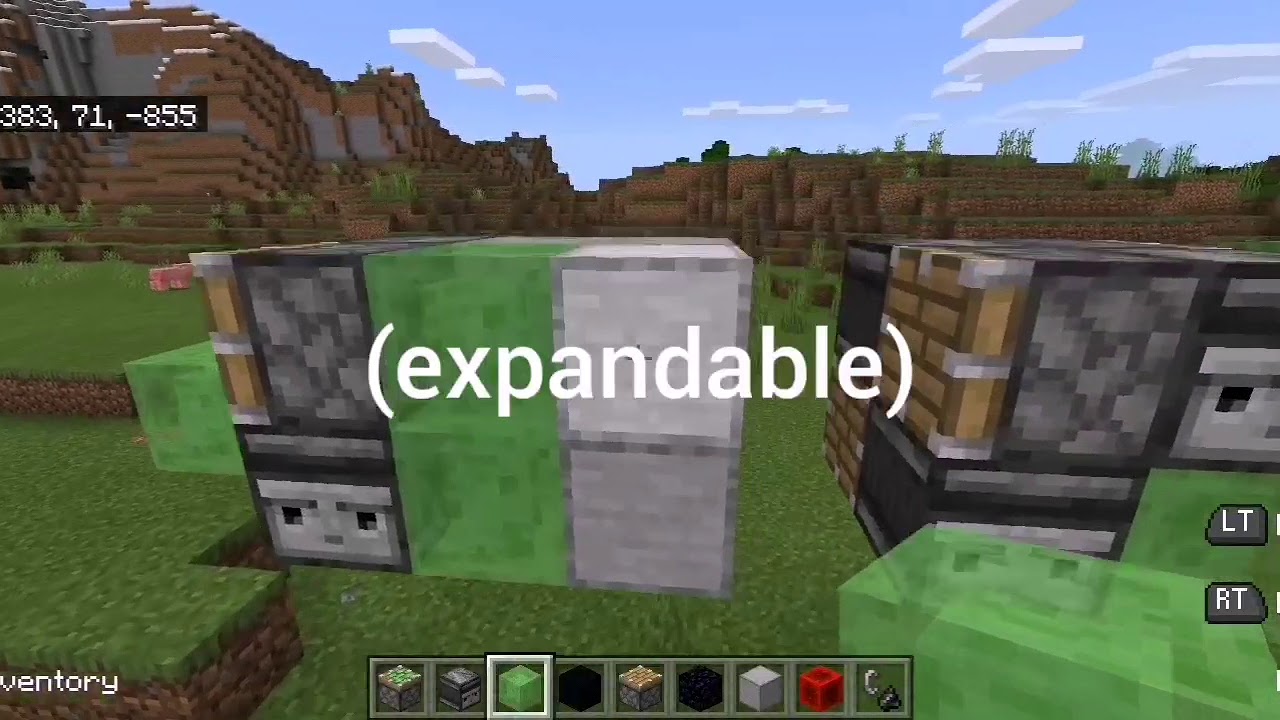 How to make a minecraft piston train - YouTube