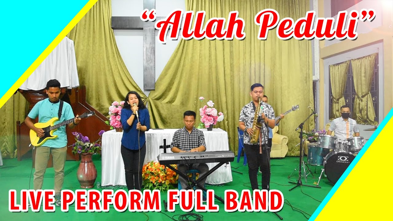 LUAR BIASA!!! [LIVE PERFORM] FULL BAND - COVER LAGU ROHANI - ALLAH ...