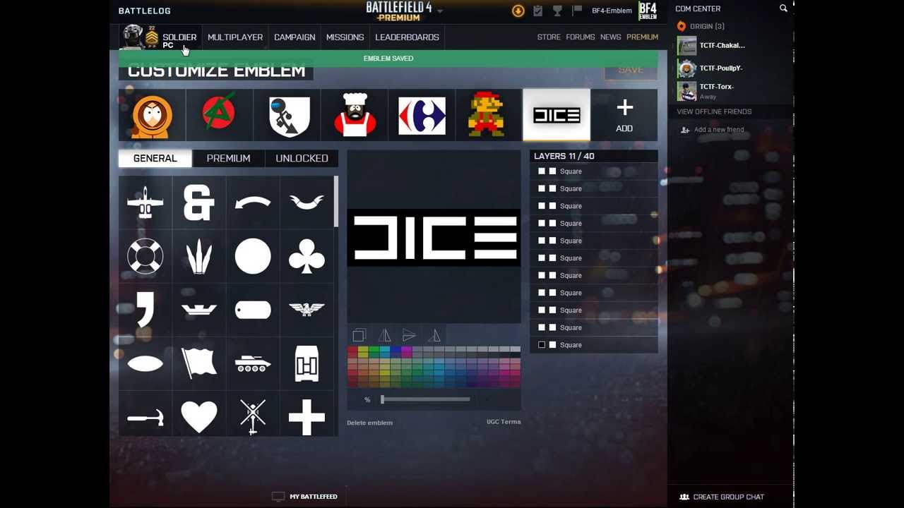 Ajouter un emblème Battlefield 4 pour le Battlelog - YouTube
