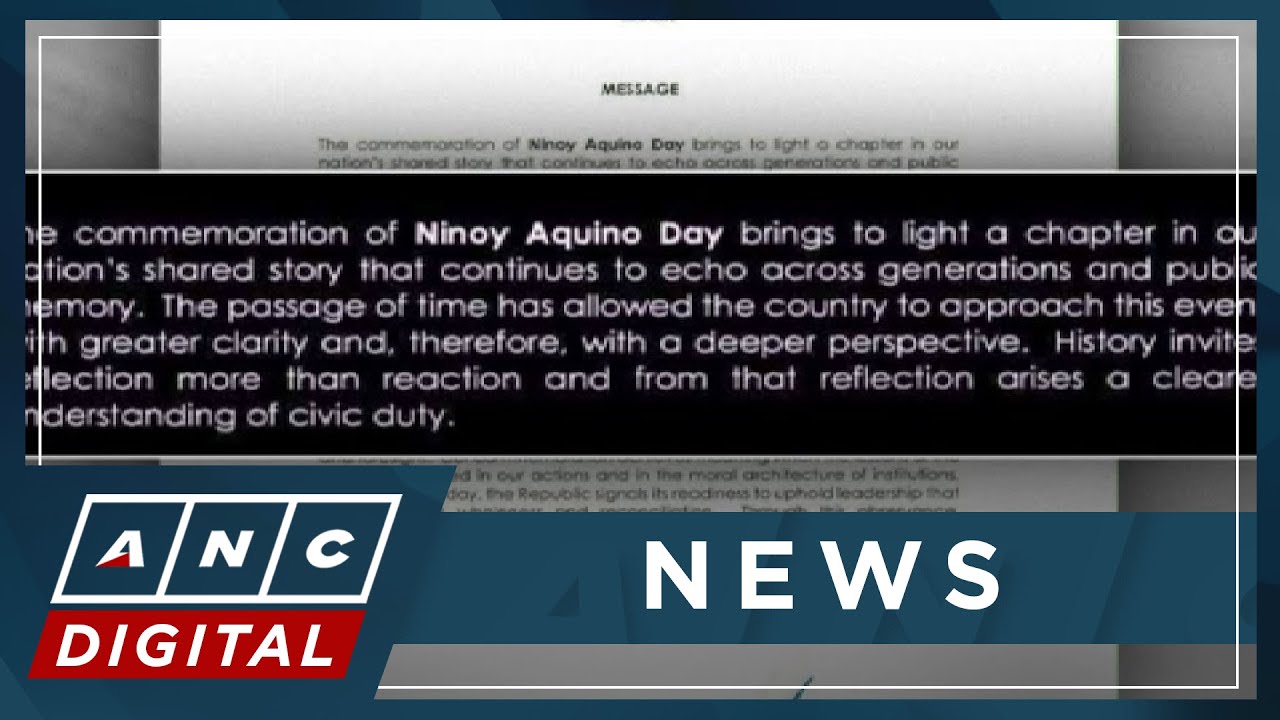 Marcos commemorates Ninoy Aquino Day, urges Filipinos to draw lessons ...
