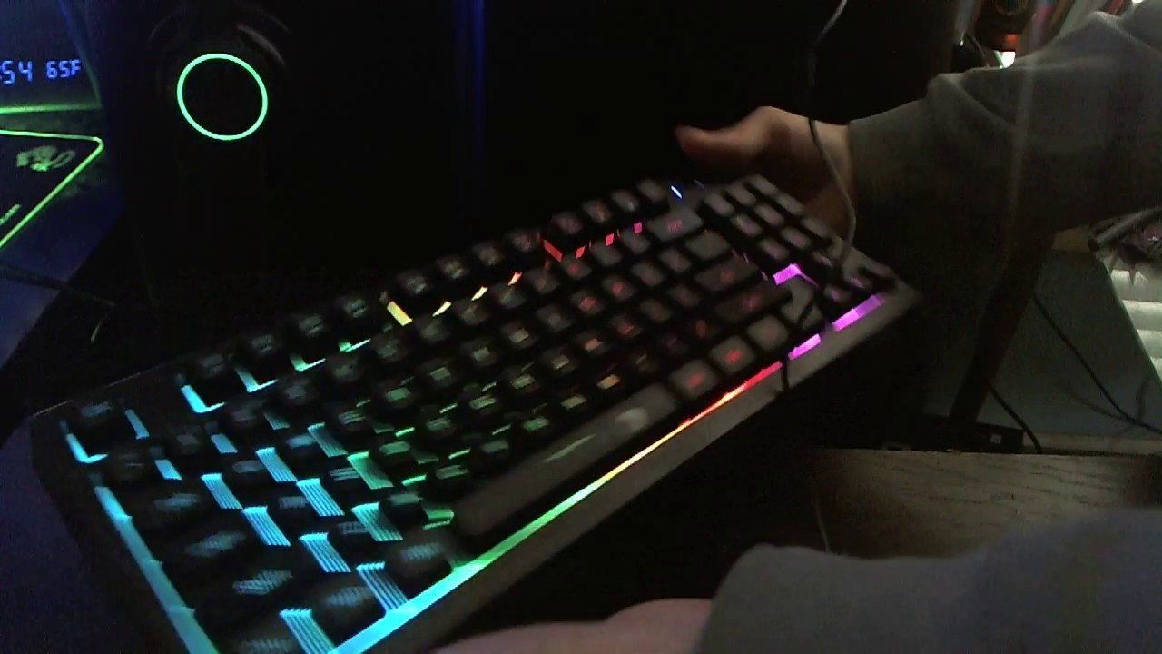 Npet G10 Mechanical feel RGB keyboard for under $20 review - YouTube