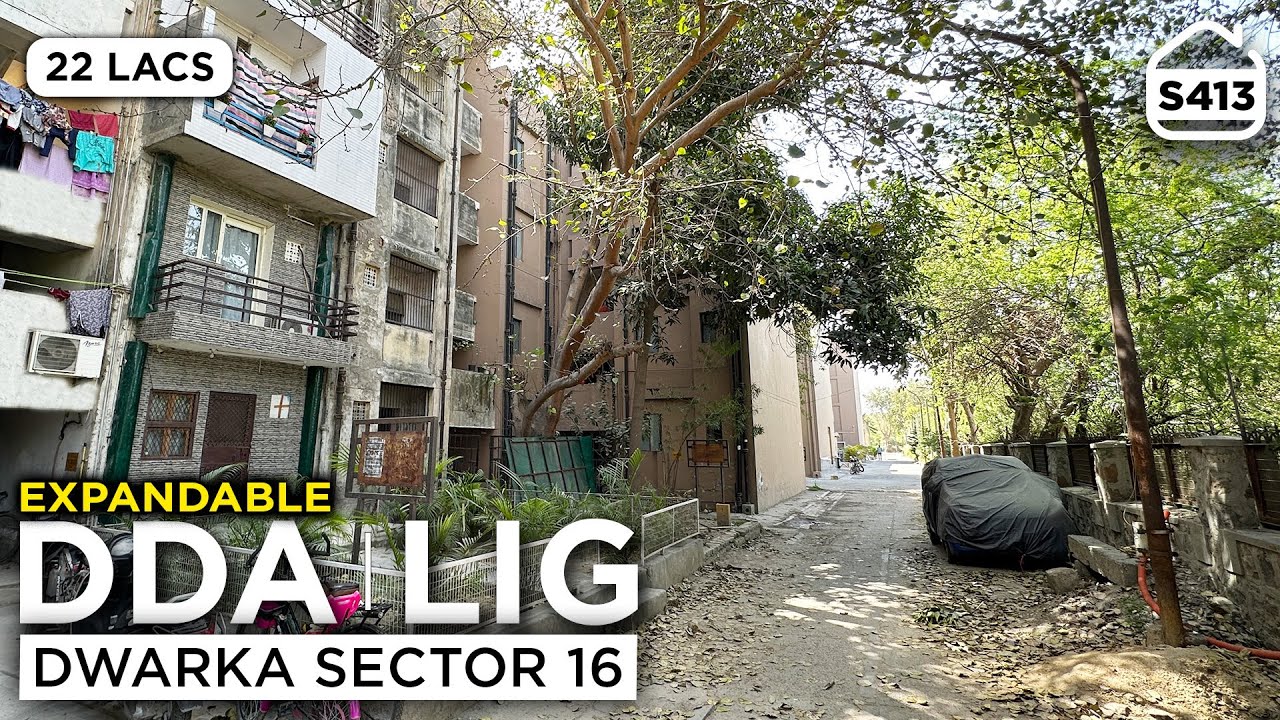 22 लाख में CAR PARKING के साथ EXPANDABLE DDA FLAT FOR SALE IN DWARKA ...