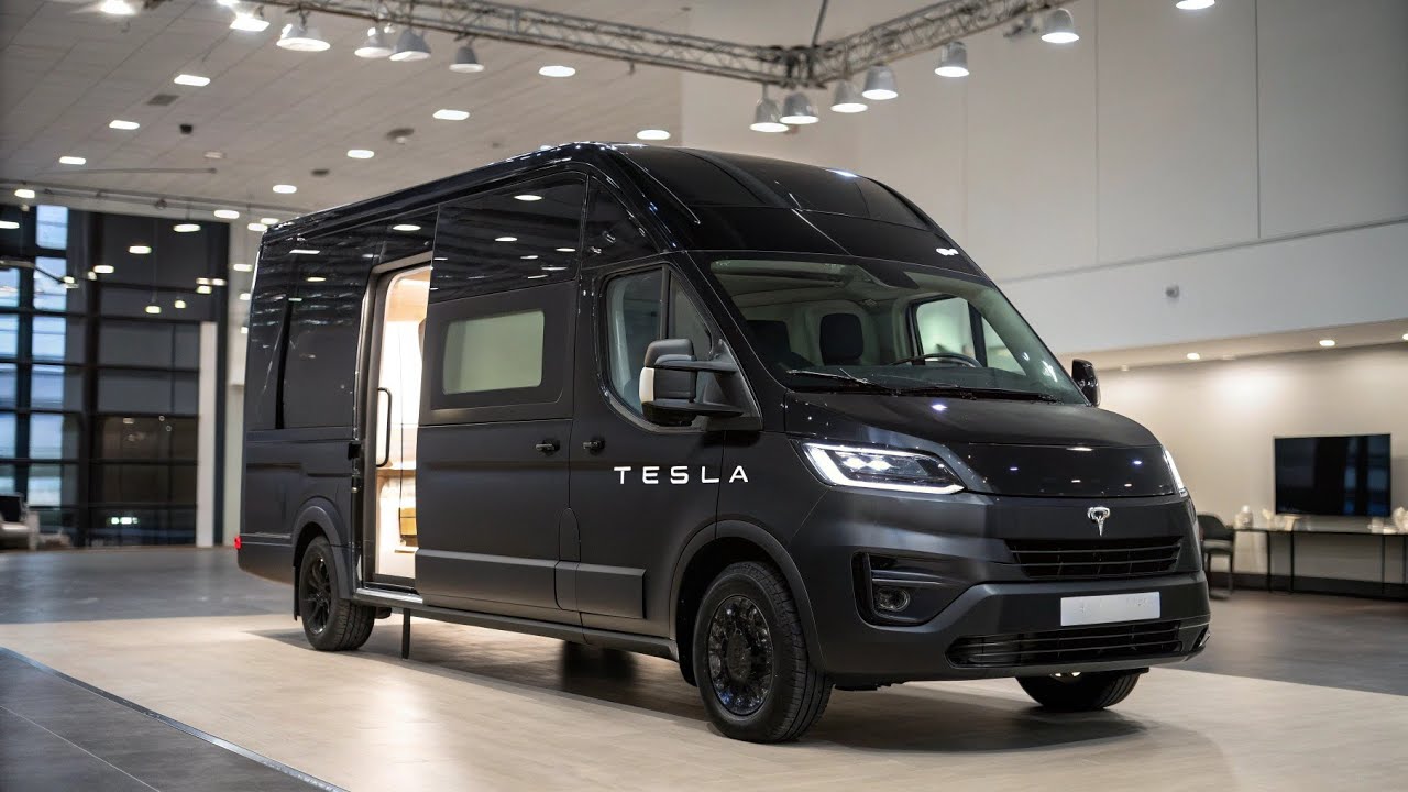 2026 Tesla Camper Van Review ⚡ Full Electric RV Tour | Interior, Range ...