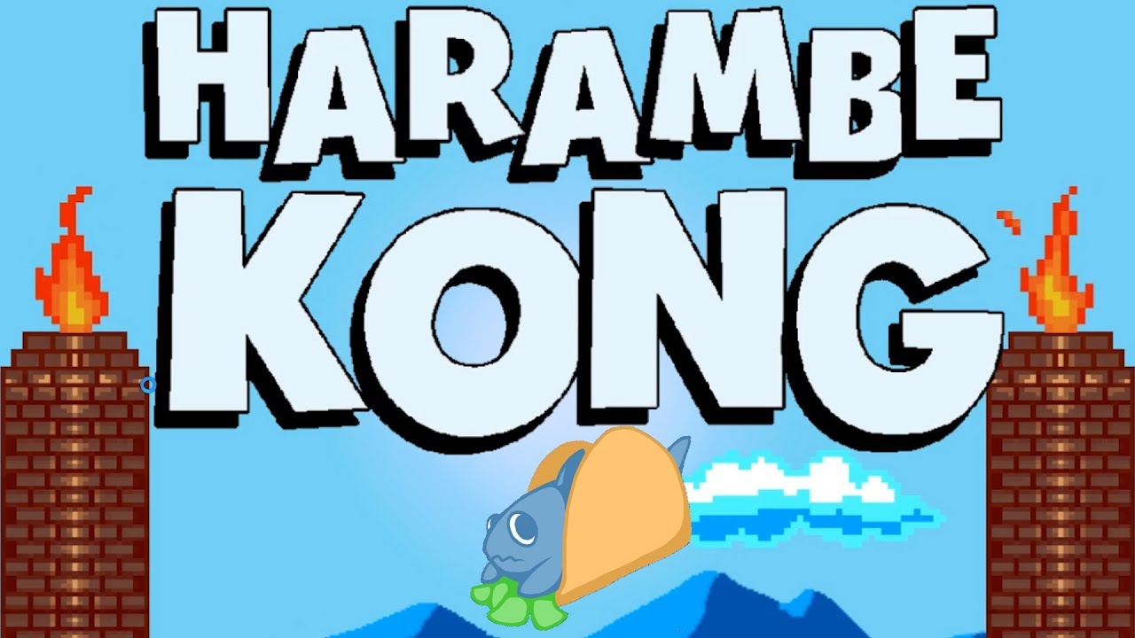 HARAMBE KONG [New Funny Harambe Game] - YouTube