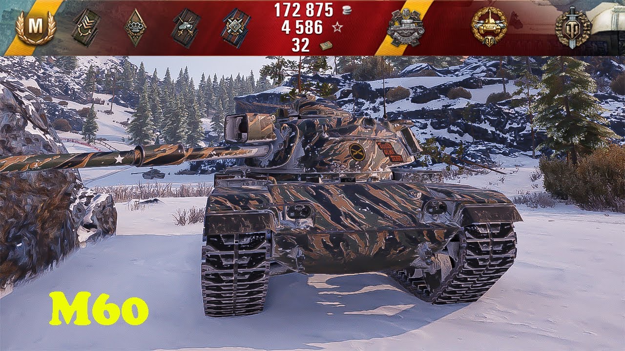 M60 - World of Tanks UZ Gaming - YouTube