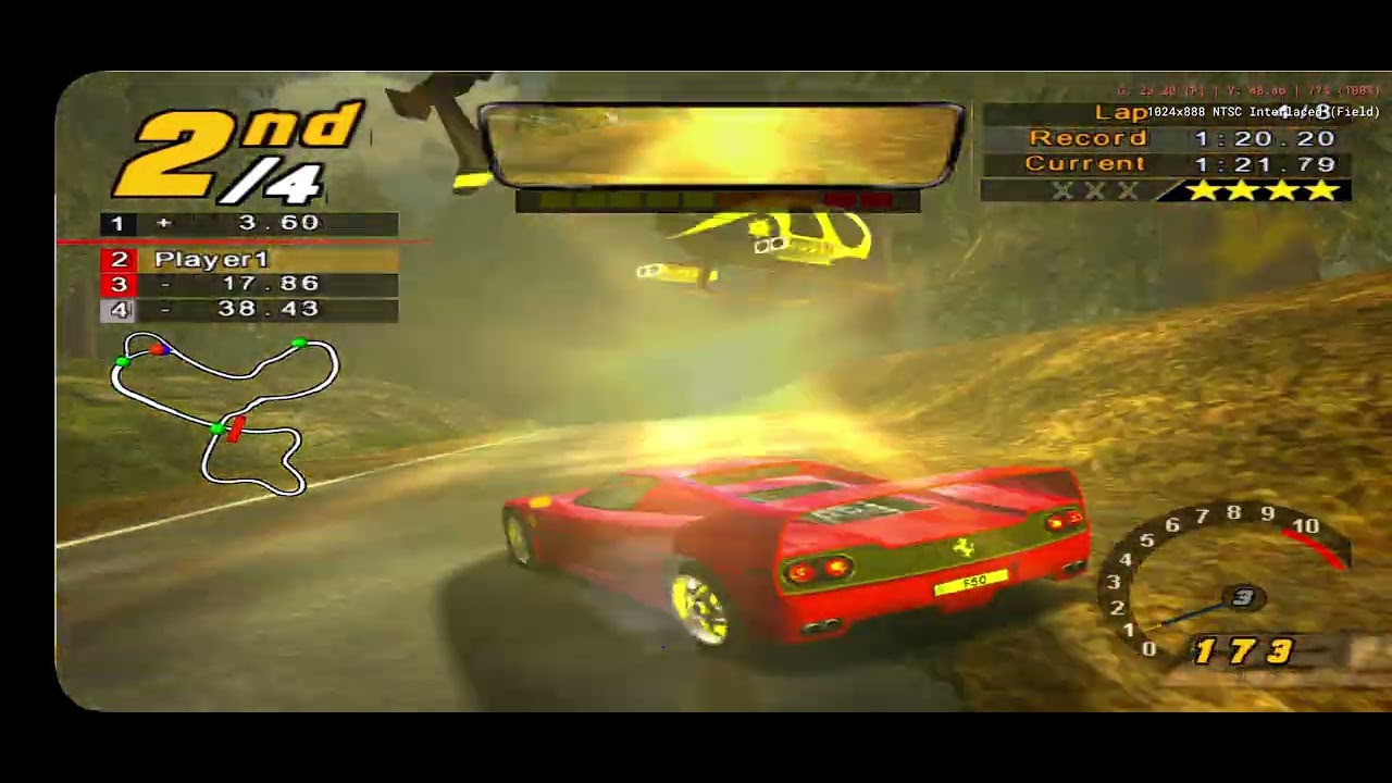 Need for speed hot pursuit 2 F50 vs Police - YouTube