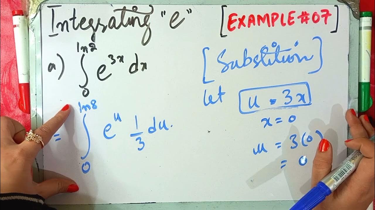 How to take Integration of exponentent?Exercise#7.3 [The Exponential ...