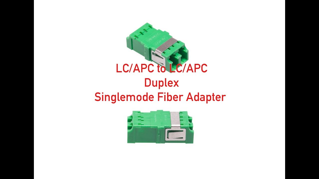 LC/APC to LC/APC Duplex Singlemode Fiber Adapter P#701 - YouTube