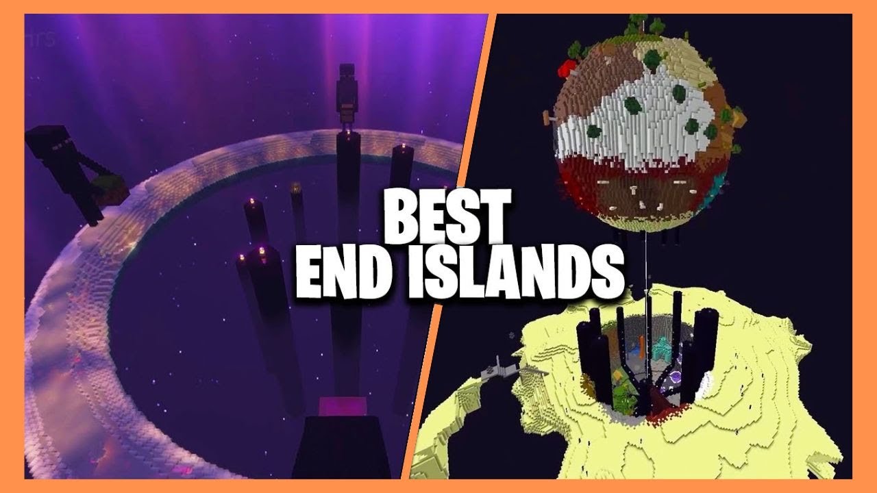 BEST End Island Transformations in Minecraft (Best End Islands) - YouTube