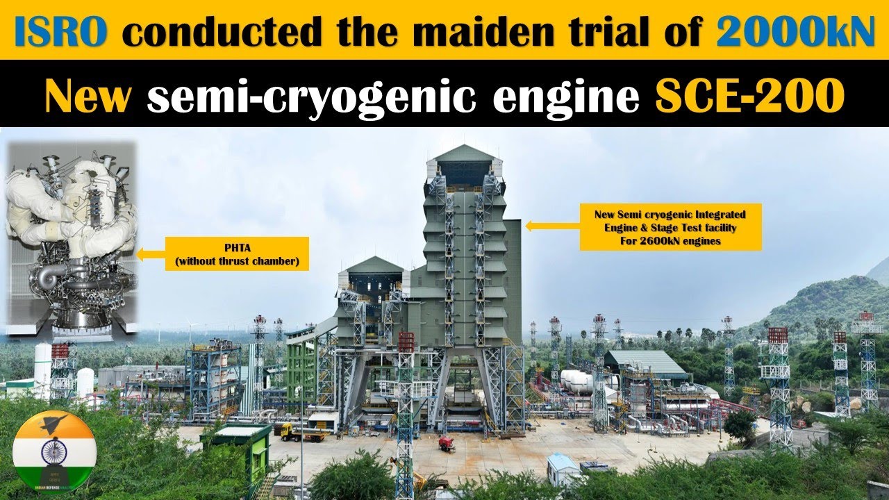 #breakingnews ISRO conducted the maiden trial of 2000 kN thrust new ...