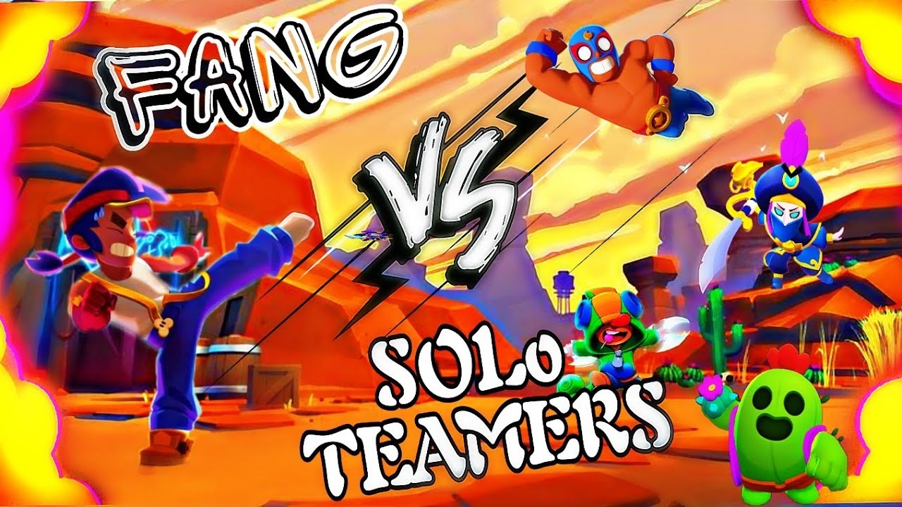 POWER 11 FANG VS 😡 5 SOLO TEAMERS IN SOLO SHOWDOWN ( BRAWL STAR SEASON ...